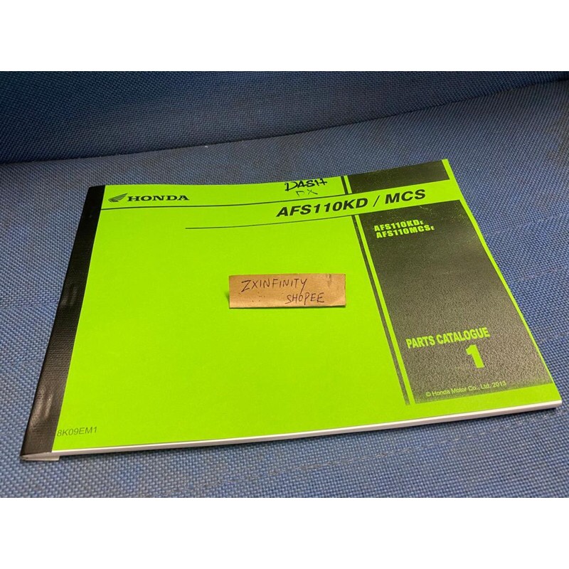Honda Wave110 Dx / Wave DX 110 Parts Catalog (photostat) | Shopee ...