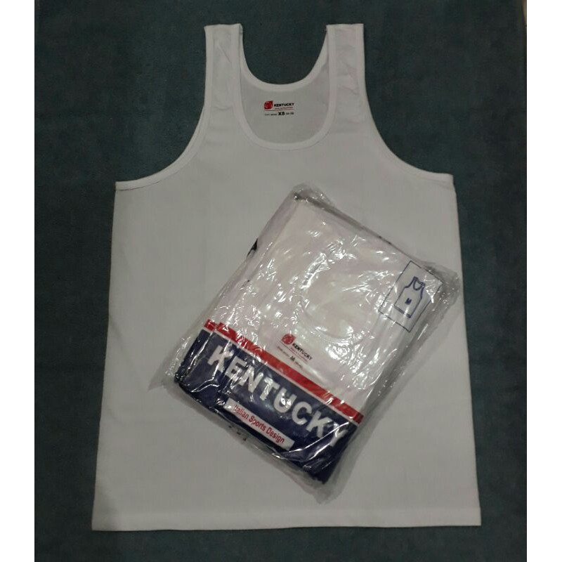Kentucky sando white for men(2 pcs) adult SIZE:XS,S,M,L,XL,2XL,3XL(FS ...