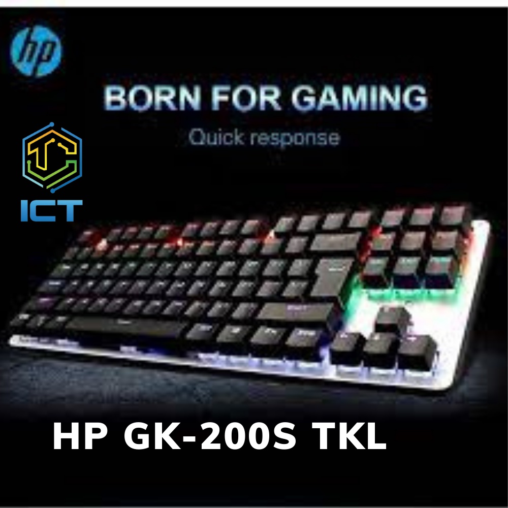 Hp GK-200S TLK LED Mechanical Gaming Keyboard 100% New Genuine | Shopee ...