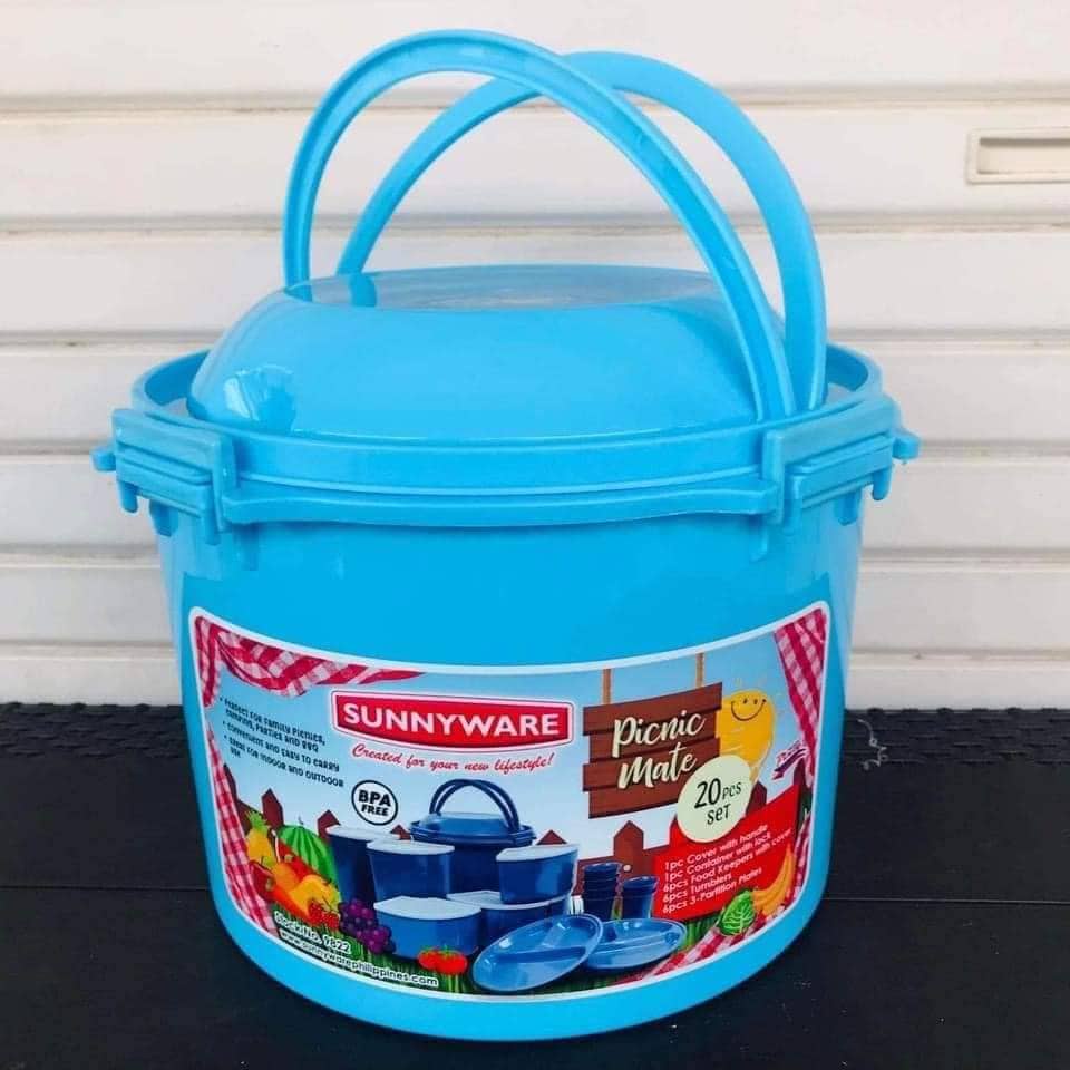 PICNIC SET OF SUNNYWARE created for your new lifestyle ( 20pcs set ...