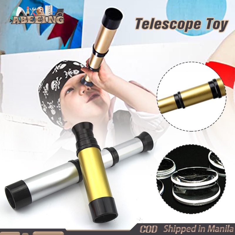 Pirate Monocular Telescope kids Toy Retractable Pirate Theme Party ...