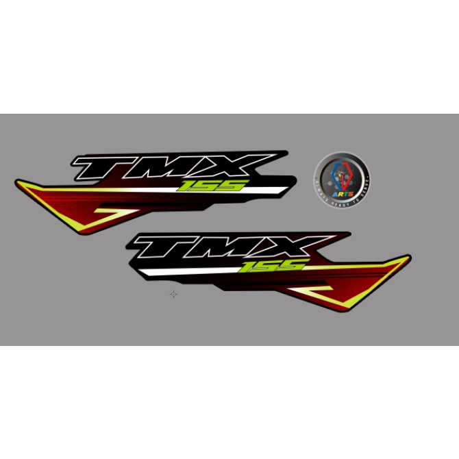 TMX 155 Decals "Atlantica" : SIDE COVER ONLY DECALS | Shopee Philippines
