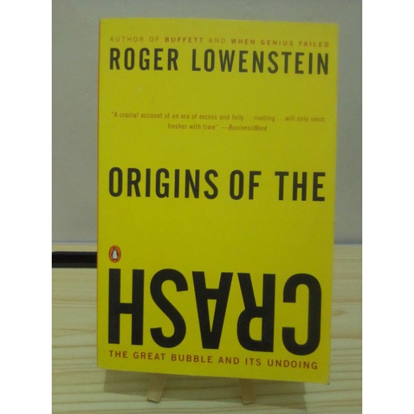 Origins of the crash by Roger Lowenstein (PReLoved/Used) | Shopee ...