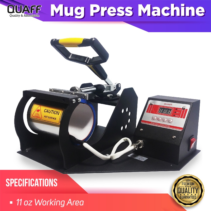 QUAFF Digital Mug Press Machine Heavy Duty for Mugs and Sports Jug ...