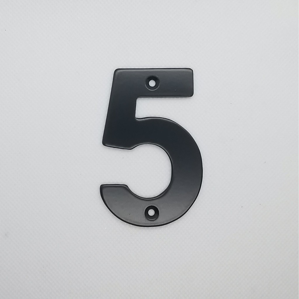 Shophouse l 5 Inches - Black House Number Sign - House Letter Sign ...