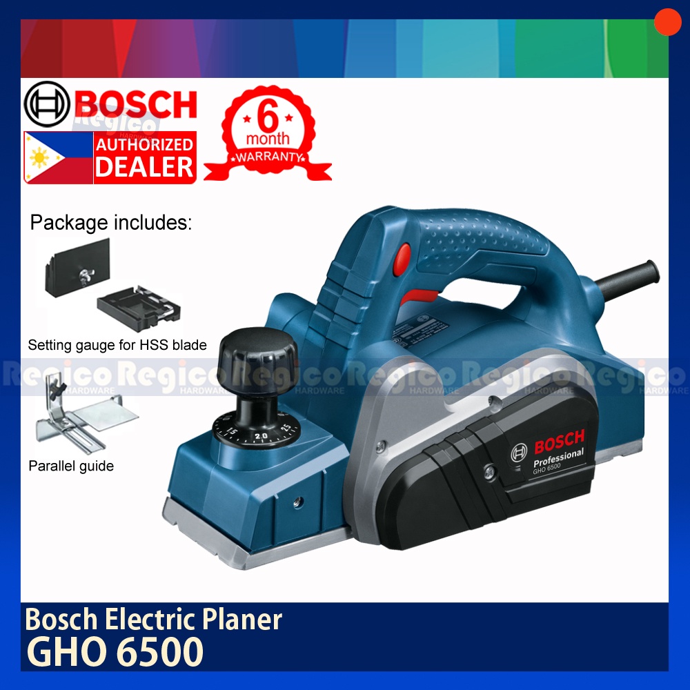 BOSCH GHO 6500 Electric Hand Planer Original Genuine Bosch COC Regico ...