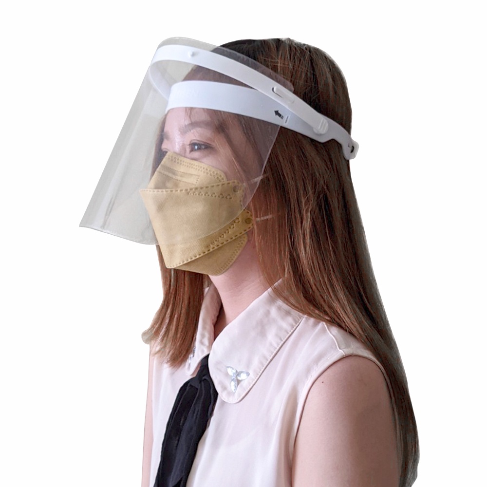 Adjustable Face Shield Set (1 Frame and 10 pcs. Plastic Shield Refills ...