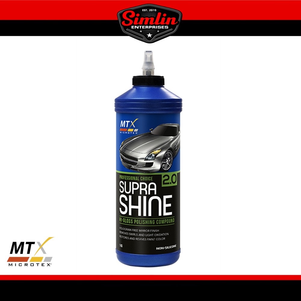 MTX SupraSHINE 1kg Hi-Gloss Polishing Compound Supra Series 1000g ...