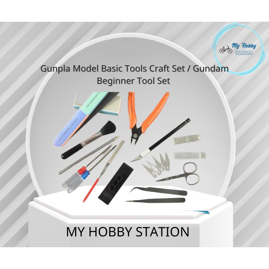 Gunpla Model Basic Tools Craft Set / Gundam Beginner Tool Set (14I ...