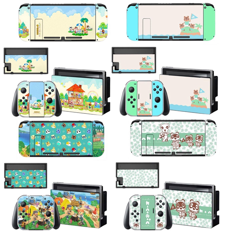 Screen Cute Skin Animal Crossing Protector Stickers for Nintendo Switch ...