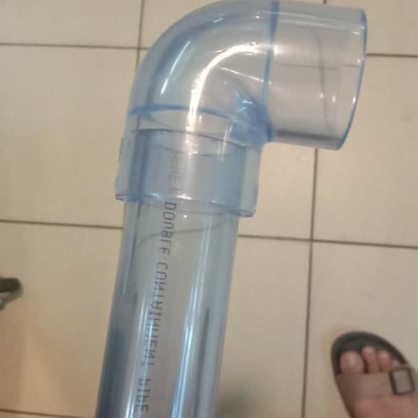 Clear PVC pipe / Transparent PVC pipe / 3/4" clear PVC pipe (inch ...