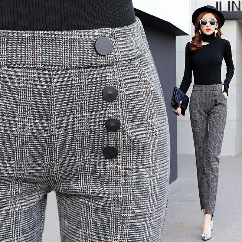 Office Lady casual outfits pants fashion blazer pencil pants female ...