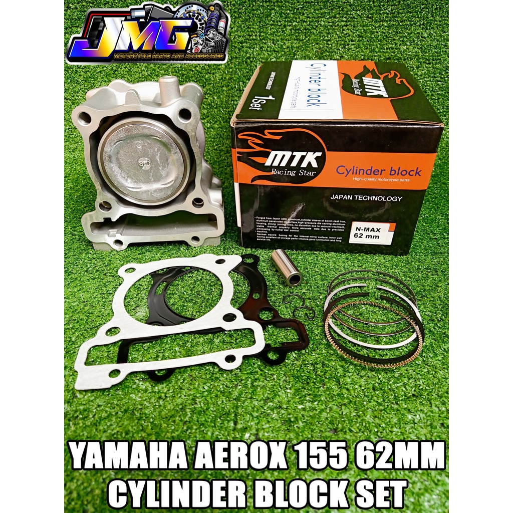 YAMAHA AEROX 155 62MM CYLINDER BLOCK SET | Shopee Philippines