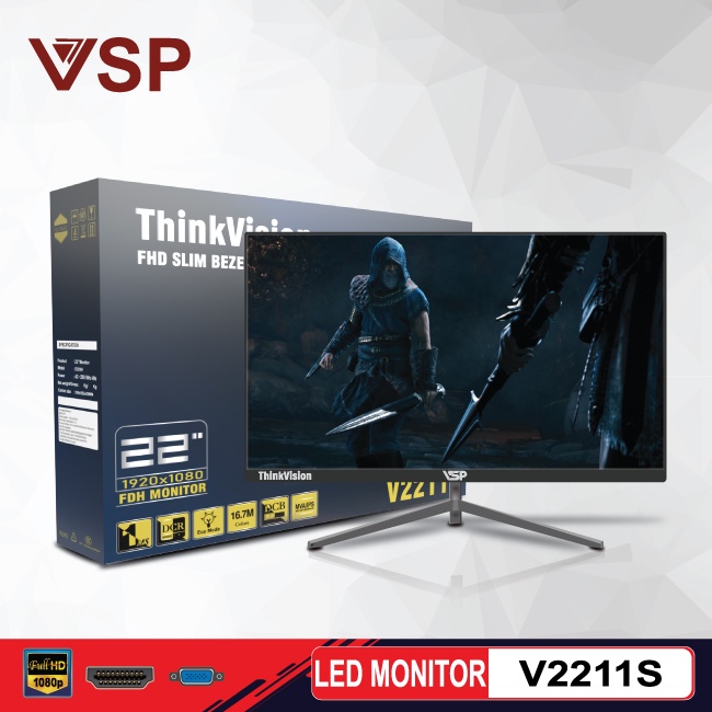 Vsp ThinkVision 22inch V2211S Computer Screen (100% Genuine Product ...