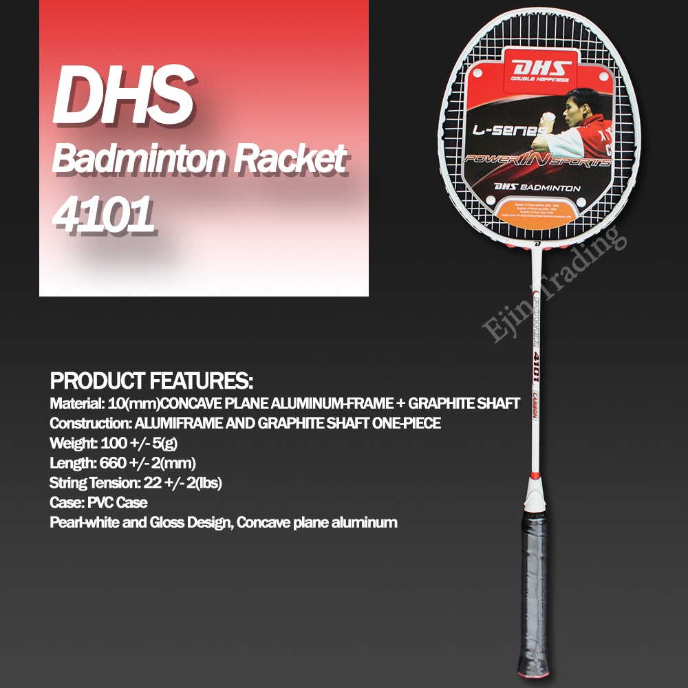 DHS Power 4101 Badminton Racket | Shopee Philippines