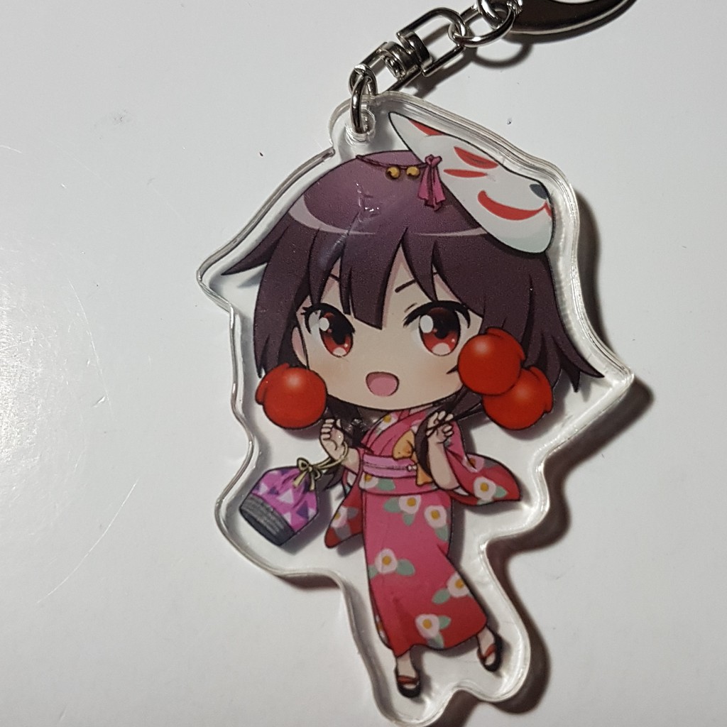 Konosuba Anime Premium Acrylic Keychain ( Megumin , Aqua , Darkness ...