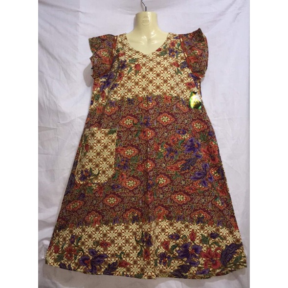 PK007 XL (ORIGINAL BATIK) Pokok Thailand Batik Walking Duster Dress ...