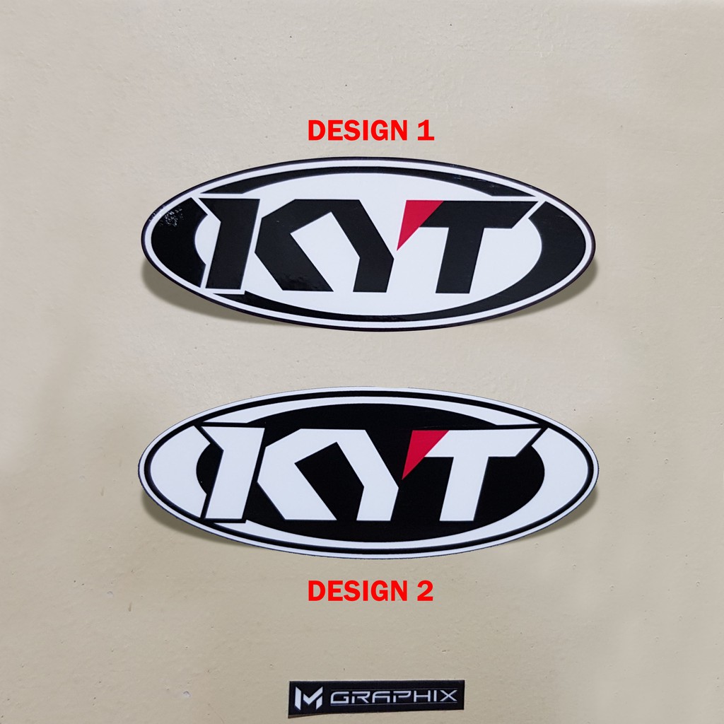 Vinyl Sticker - KYT, laminated sticker for motorcycle | Shopee Philippines