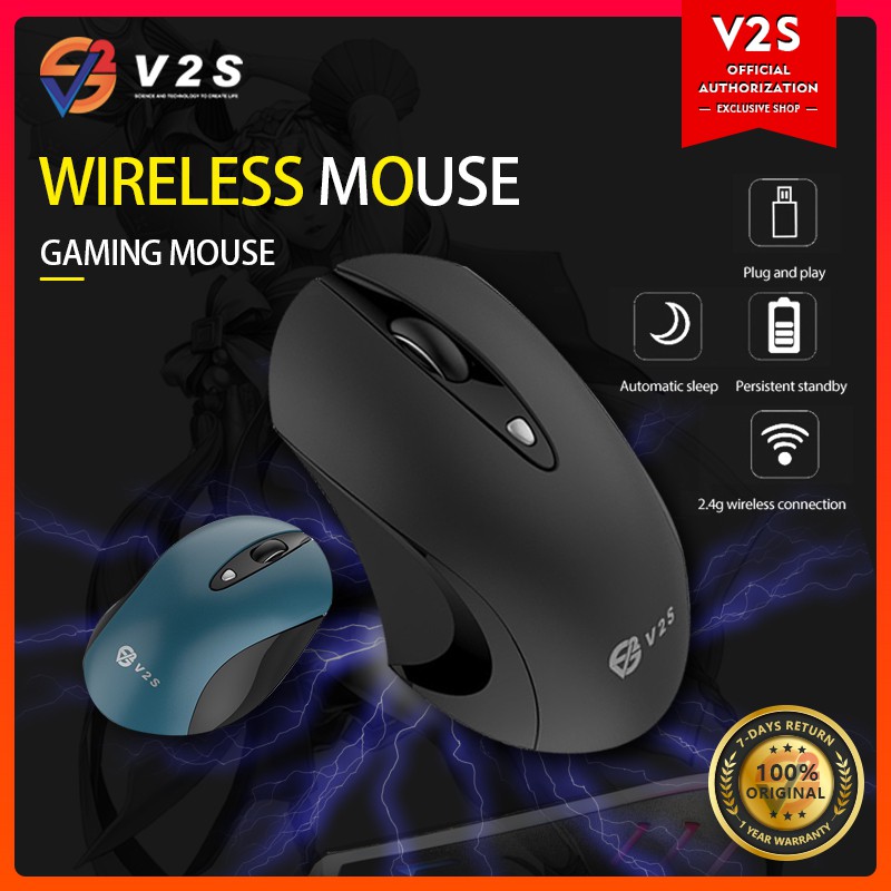 V2S WM202 2.4G Wireless Mouse Accurate Control Gaming Smart Power ...