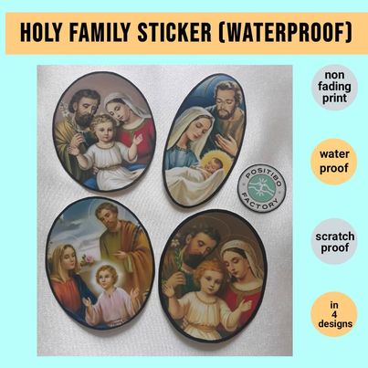 Holy Family Waterproof Sticker in 4 Designs | Shopee Philippines