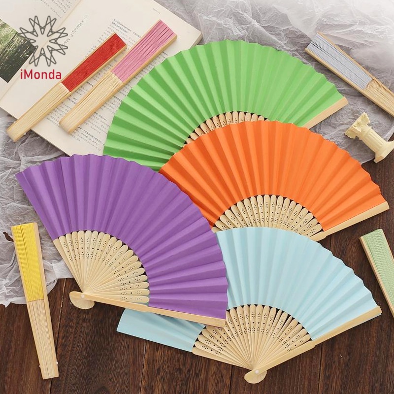 Classical Folding Fan Chinese Style Hand Fan Wedding Favor Event Bamboo ...