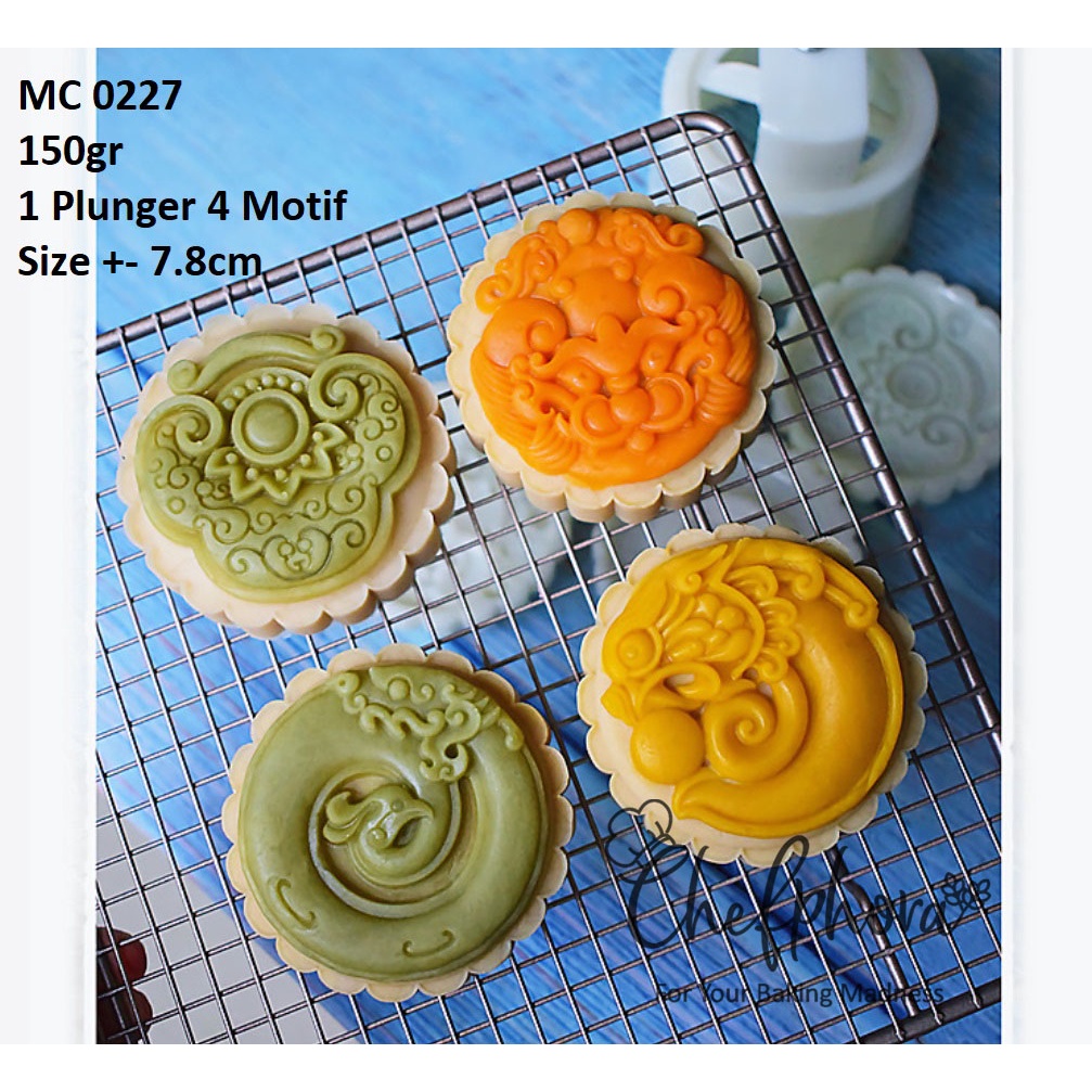 Mooncake Plunger Mold Nastar Pia Large Dragon Moon Cake 150gr M227 ...