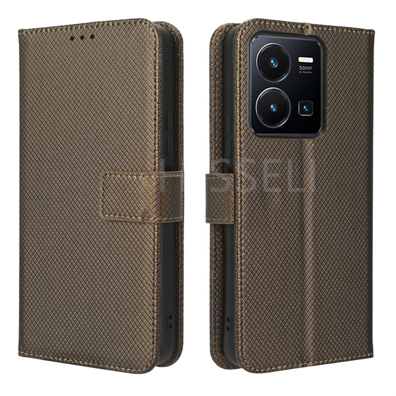 Flip Case VIVO Y35 Case Wallet PU Leather Back Cover VIVOY35 Y 35 Card ...