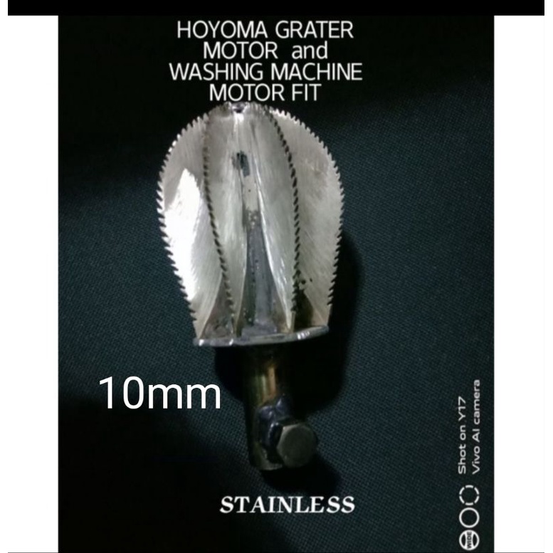10mm Small size only Coconut Grater Blade fit in hoyoma motor and ...
