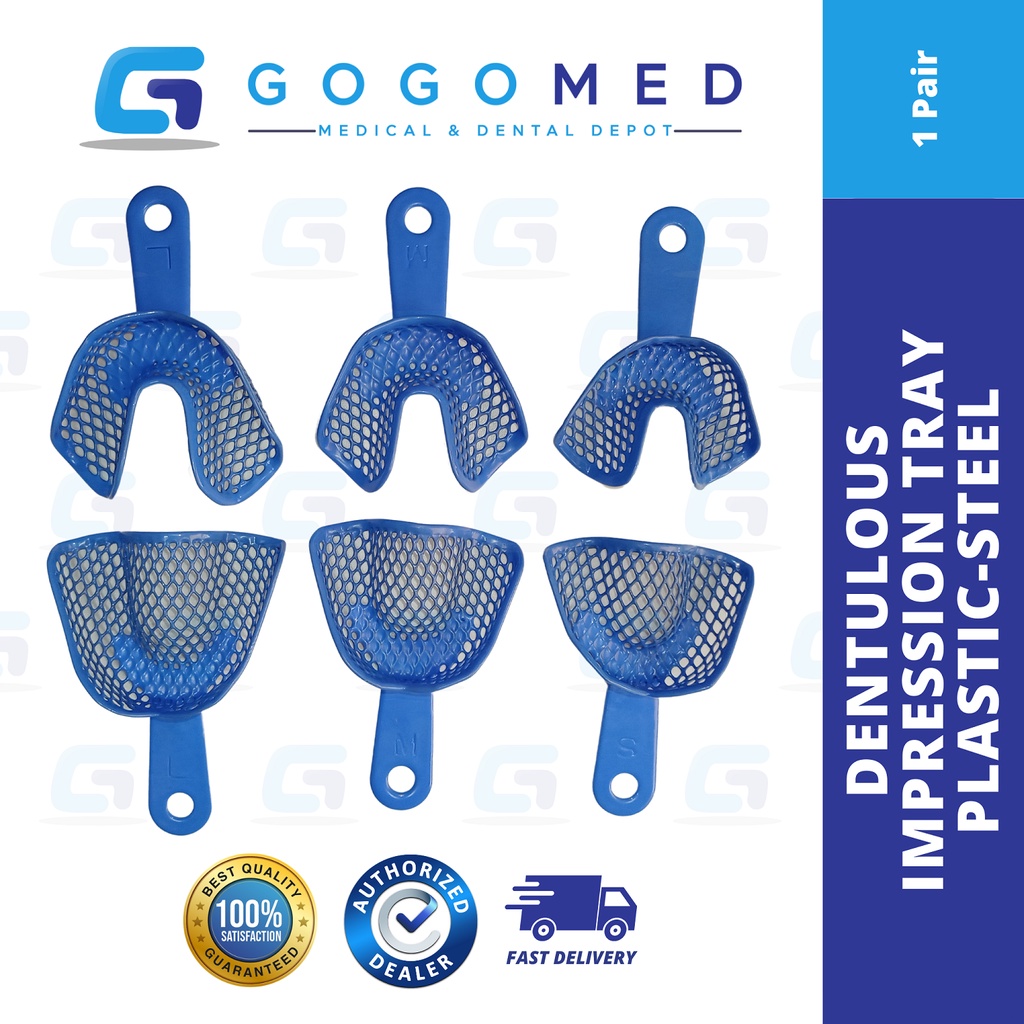 Dentulous Impression Tray Plastic-Steel | Shopee Philippines