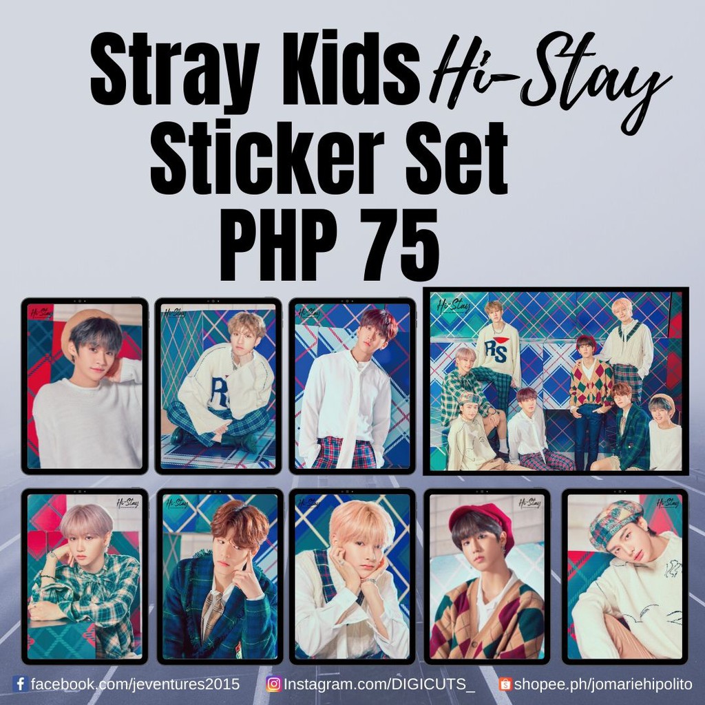 Stray Kids Hi-Stay Sticker Set | Shopee Philippines