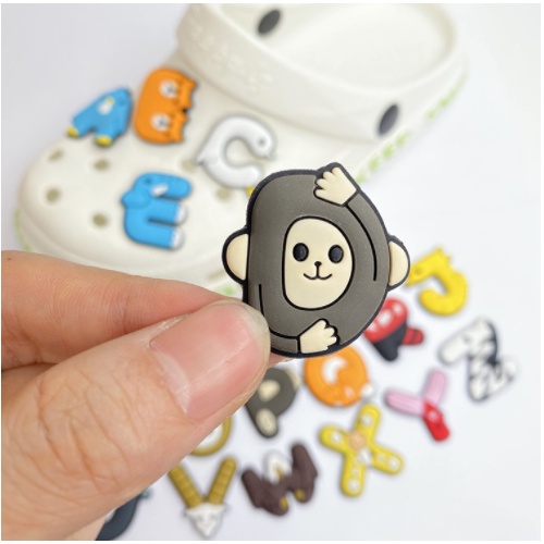 New Crocs Pet English Letters Jibbitz Charms Cartoon Shoes Flower ...