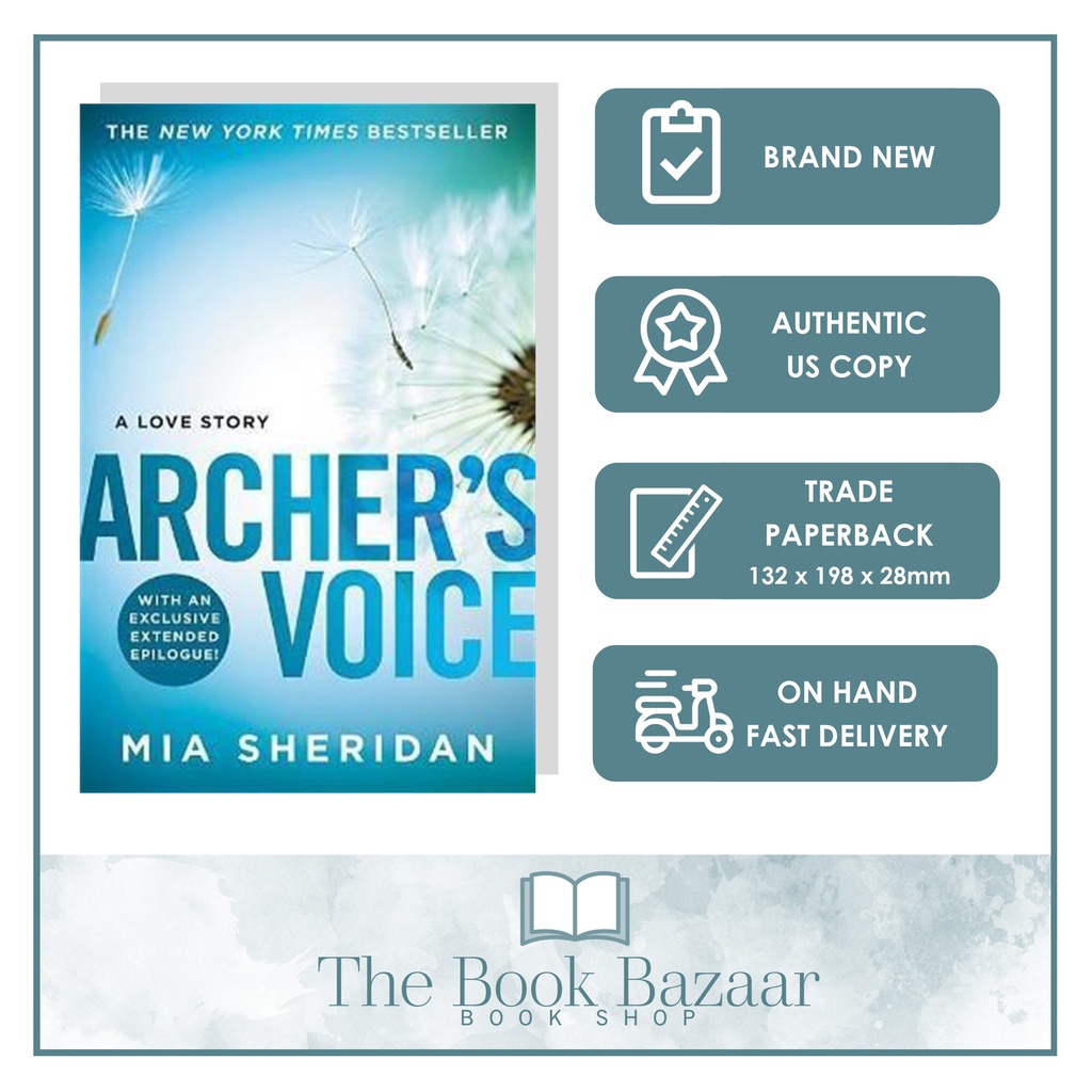 Archer's Voice by Mia Sheridan (US- Paperback) [BRAND NEW] | Shopee ...