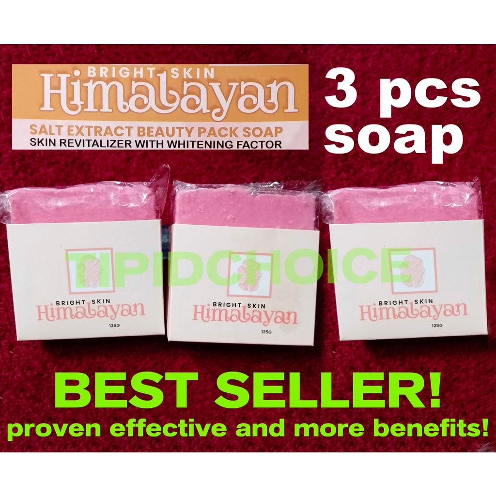 3pcs HIMALAYAN SALT EXTRACT BEAUTY SOAP [WITH FREEBIE] by ANGELS BEAUTY ...