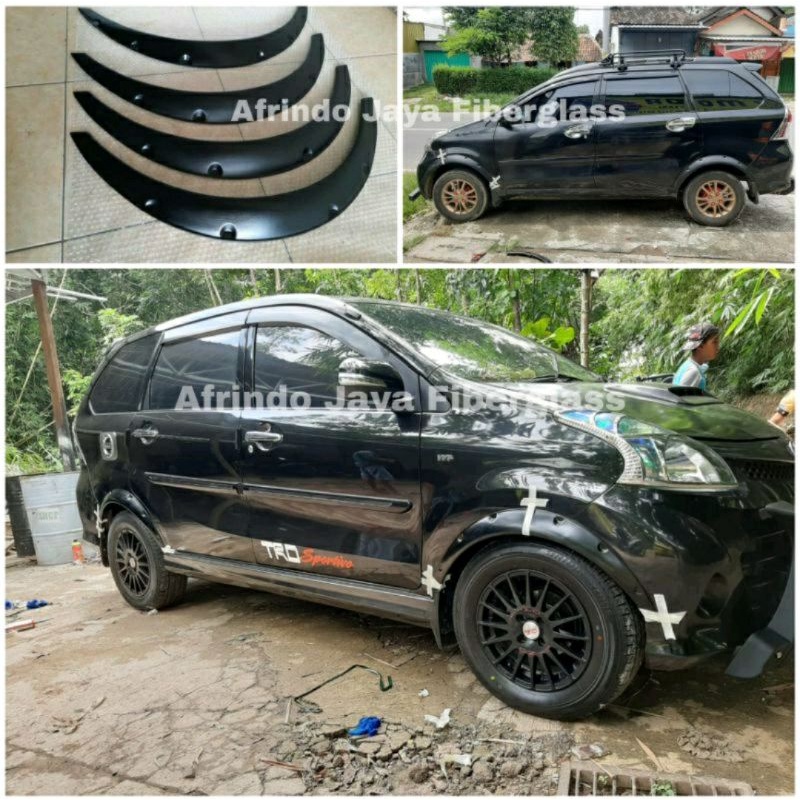 OVER FENDER AVANZA AND XENIA 1SET (4 pcs) | Shopee Philippines
