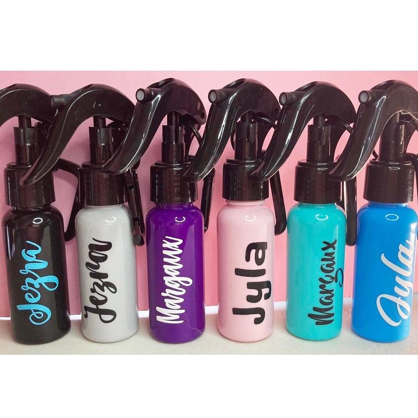 1pc Personalized 60ml alcohol keychain spray bottle trigger sprayer ...