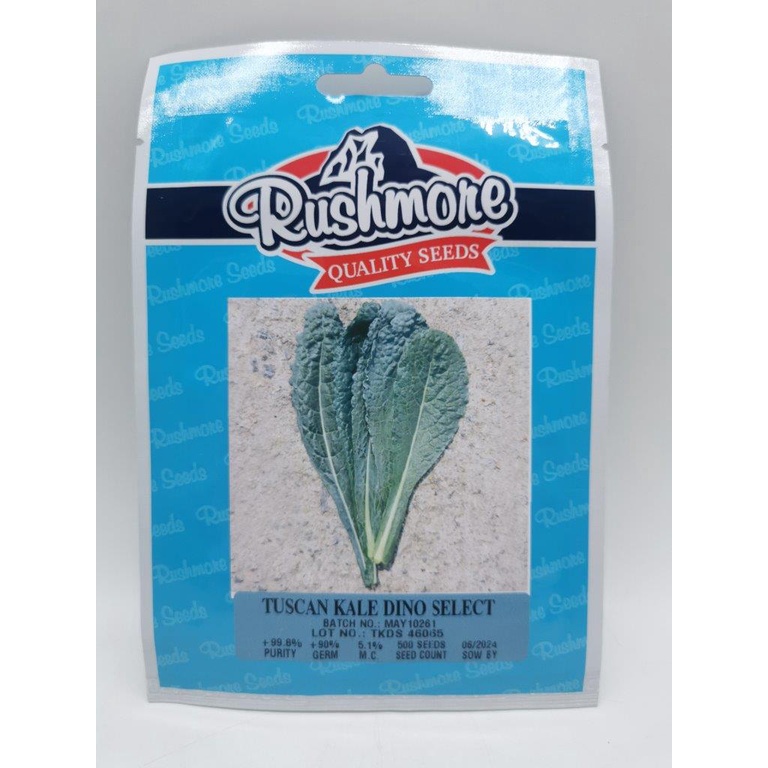 RUSHMORE TUSCAN KALE DINO SELECT SEEDS ( ORIGINAL GARDEN PACK ...