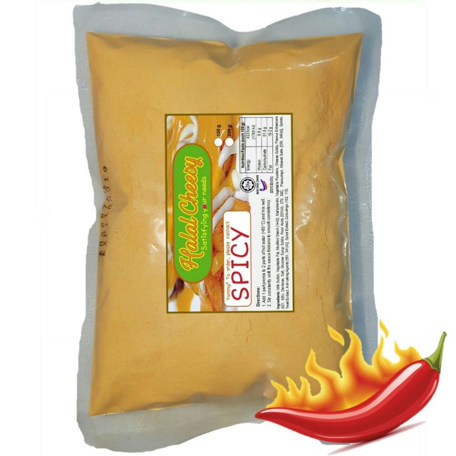 SEDAPP SPICY CHEESE POWDER PEDAS 200gm | Shopee Philippines