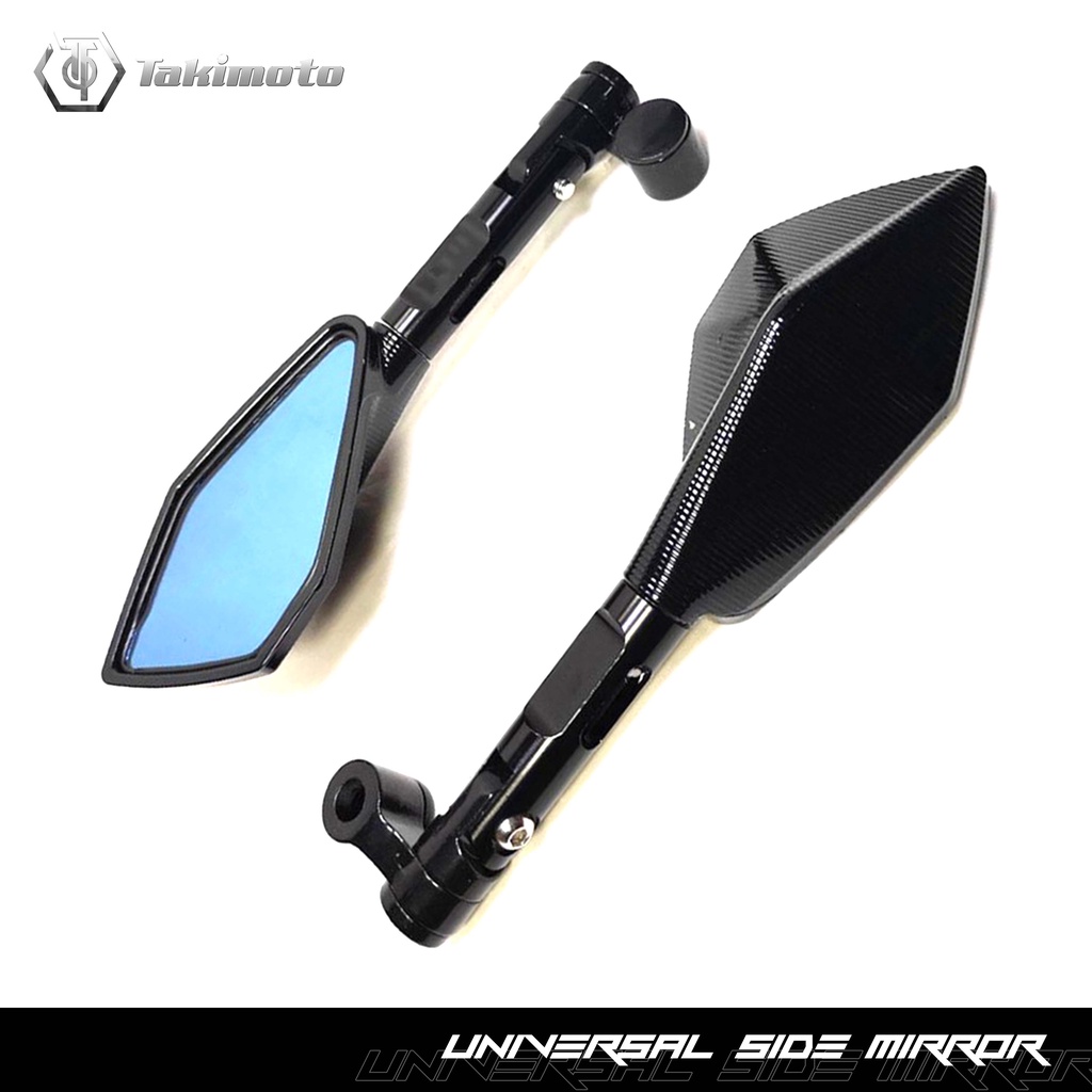 Takimoto Universal Motorcycle Side Mirror Heavy Duty CNC Aluminum ... Takimoto Universal Motorcycle Side Mirror Heavy Duty CNC Aluminum ...