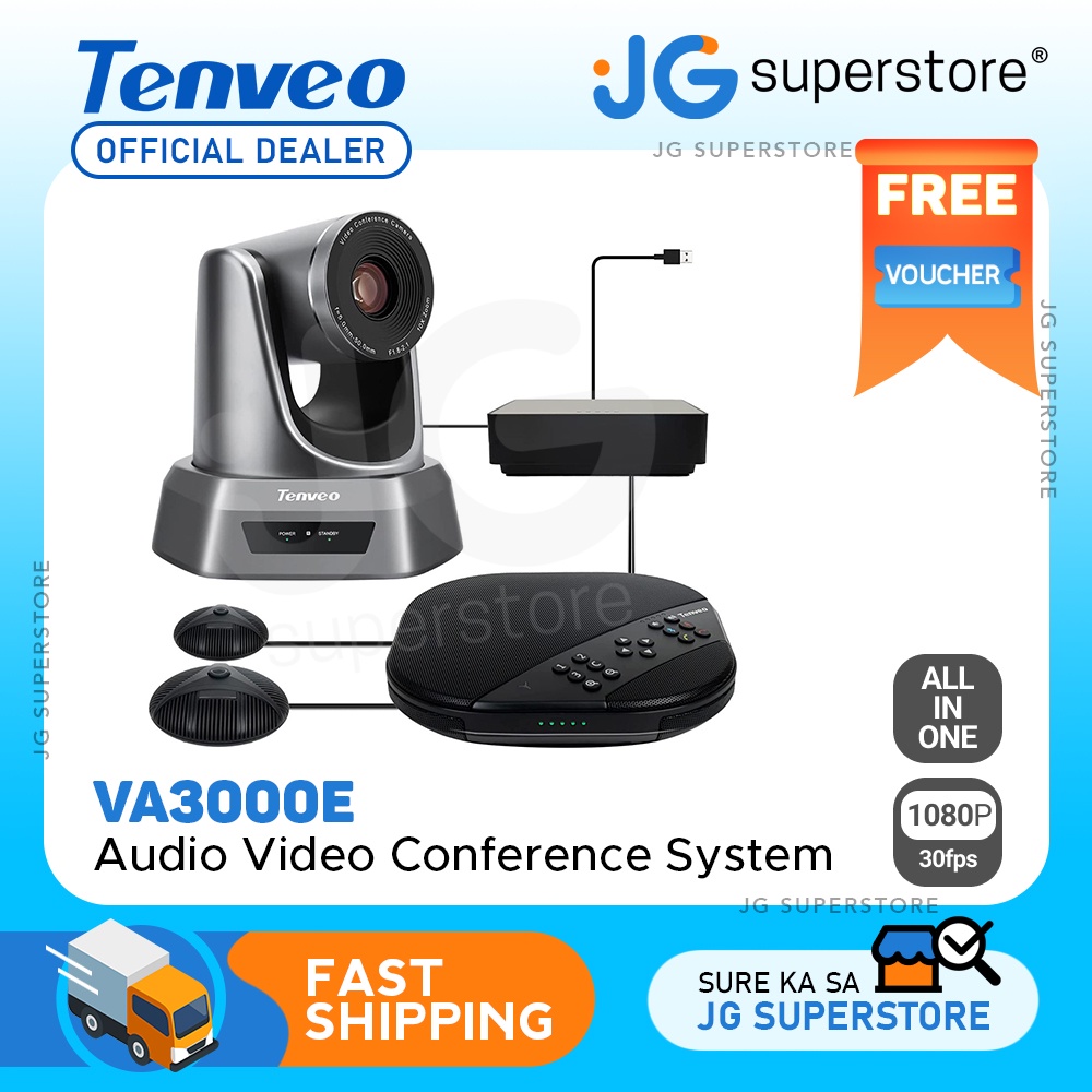 Tenveo VA3000E All-in-1 Audio Video Conference System with 10X Optical ...