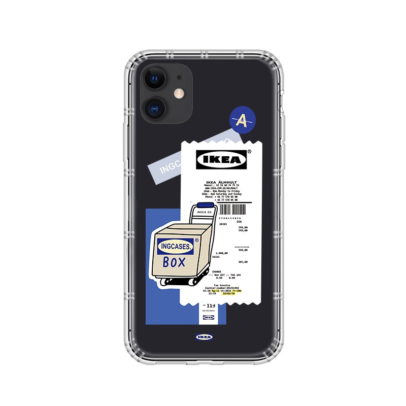Creative Fashion IKEA Label Casing IPhone 12 14 15 Pro Max 13 mini Xr ...