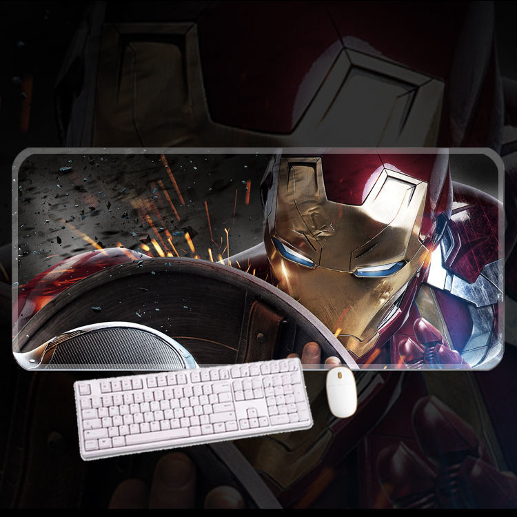 Marvel Mouse Pad Captain America Office Table Mat Iron Man Avengers ...