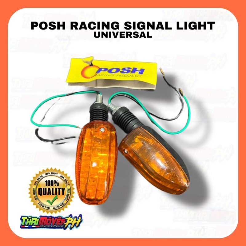 POSH RACING SIGNAL LIGHT (UNIVERSAL) | Shopee Philippines