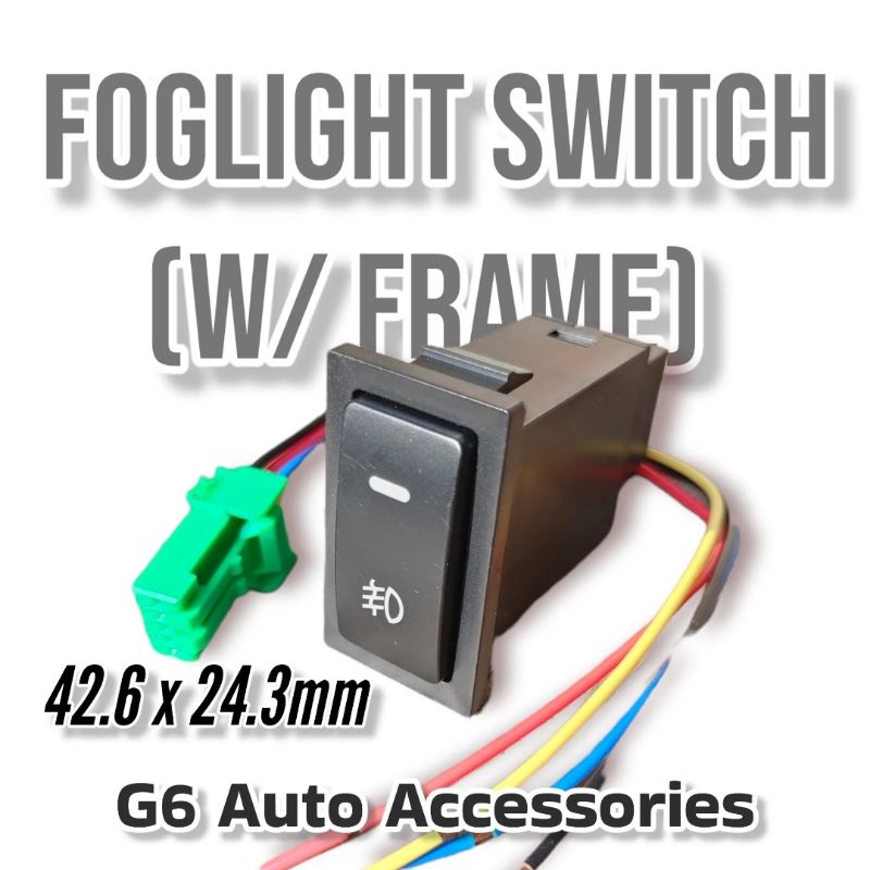 Foglight Switch Button w/ Frame Foglight Dashboard Switch with LED ...