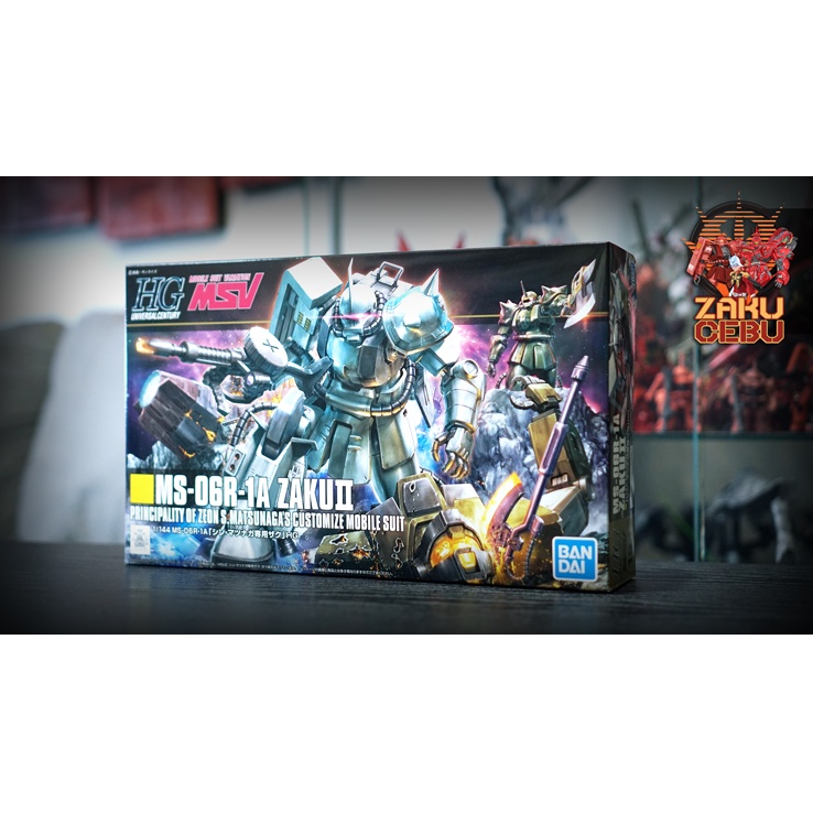 Bandai 1/144 HG HGUC MS-06R-1A Zaku II Shin Matsunaga Custom #154 (Gunpla) | Shopee Philippines