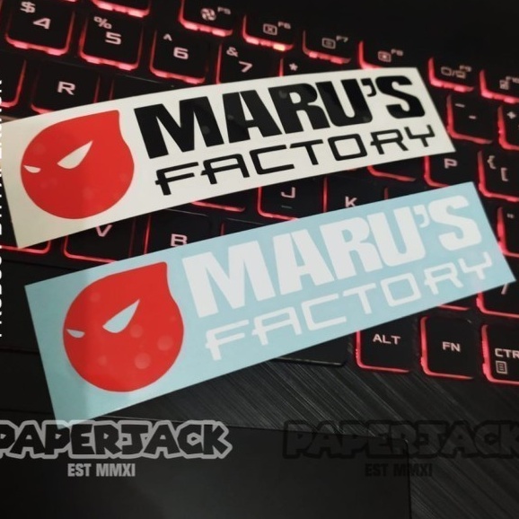 Marus Factory Small Sticker Size 10cm x 3cm 2 colors | Shopee Philippines