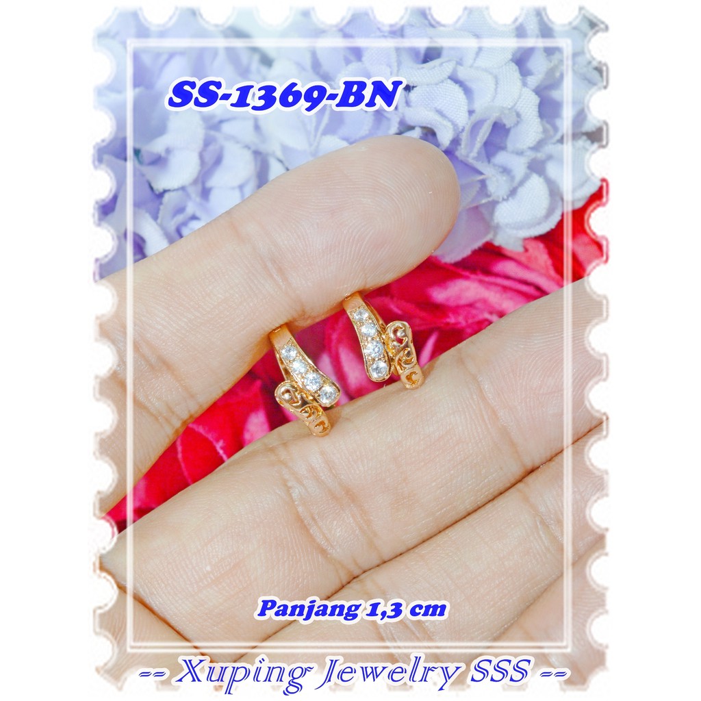 SS-1369-BN Cobra Gold Gold Plated Earrings, Original Xuping Brand ...