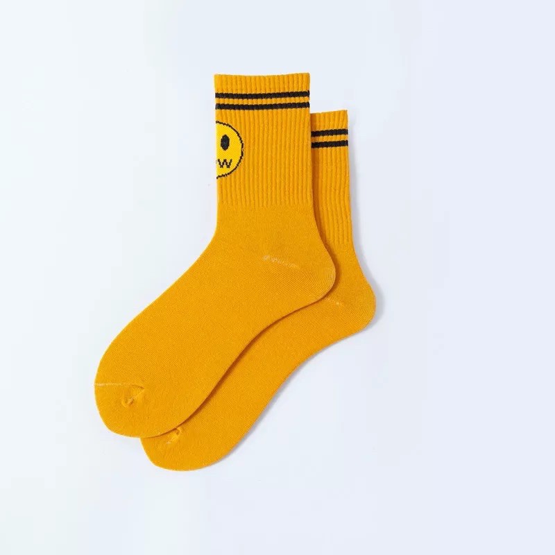 Iconic Socks Smile Justin Bieber Drew House Logo Hype Mid Cut | Shopee ...