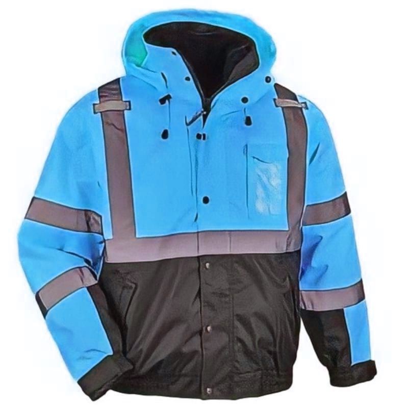 Otrahum Bomber Jacket Safety Hi-Vis High Visibility Jacket ANSI ...