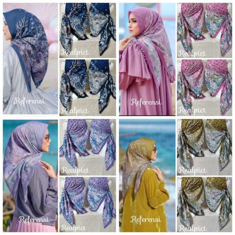 Viral hijab/Rectangular motif | Shopee Philippines