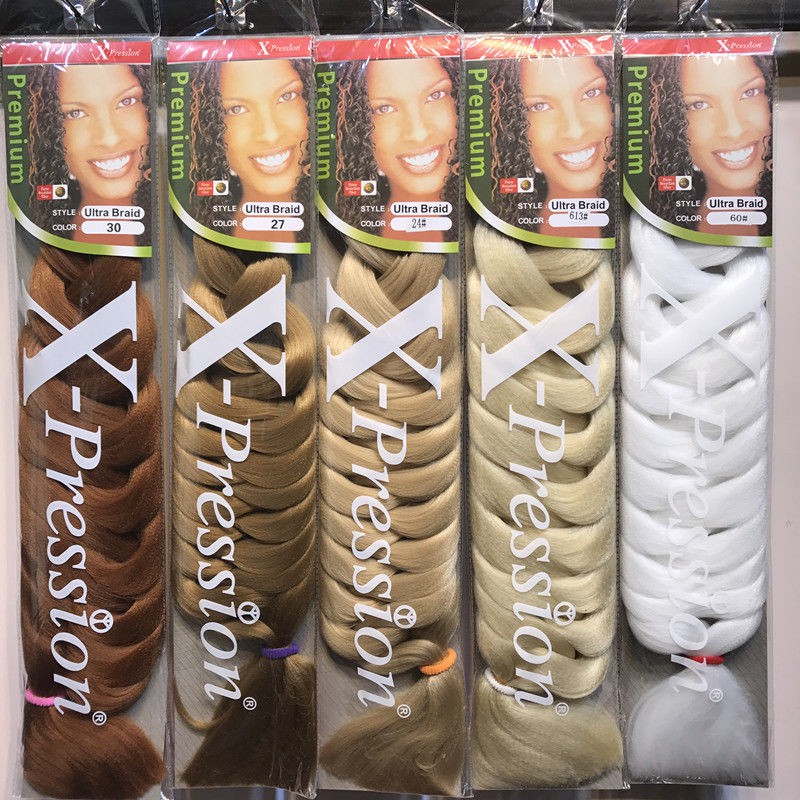 82Inch 165g Xpression Braids Hair Extension Expression Twist Jumbo ...